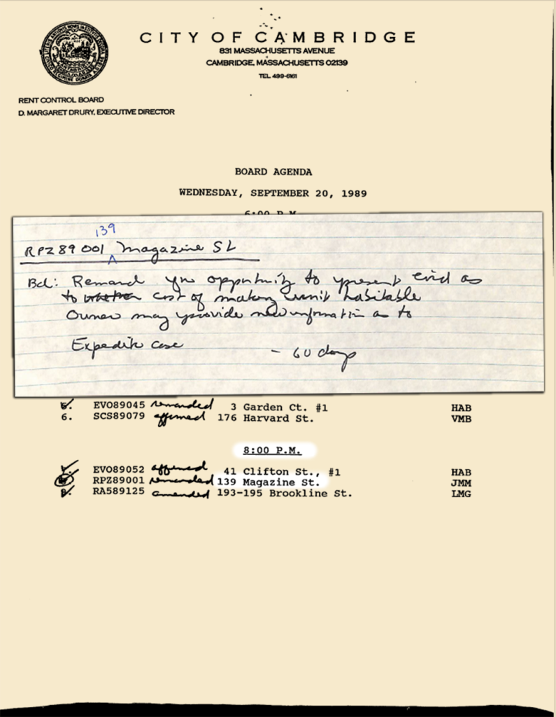 Peter Petrillo Died Because of Rent Control. - Rent Control History